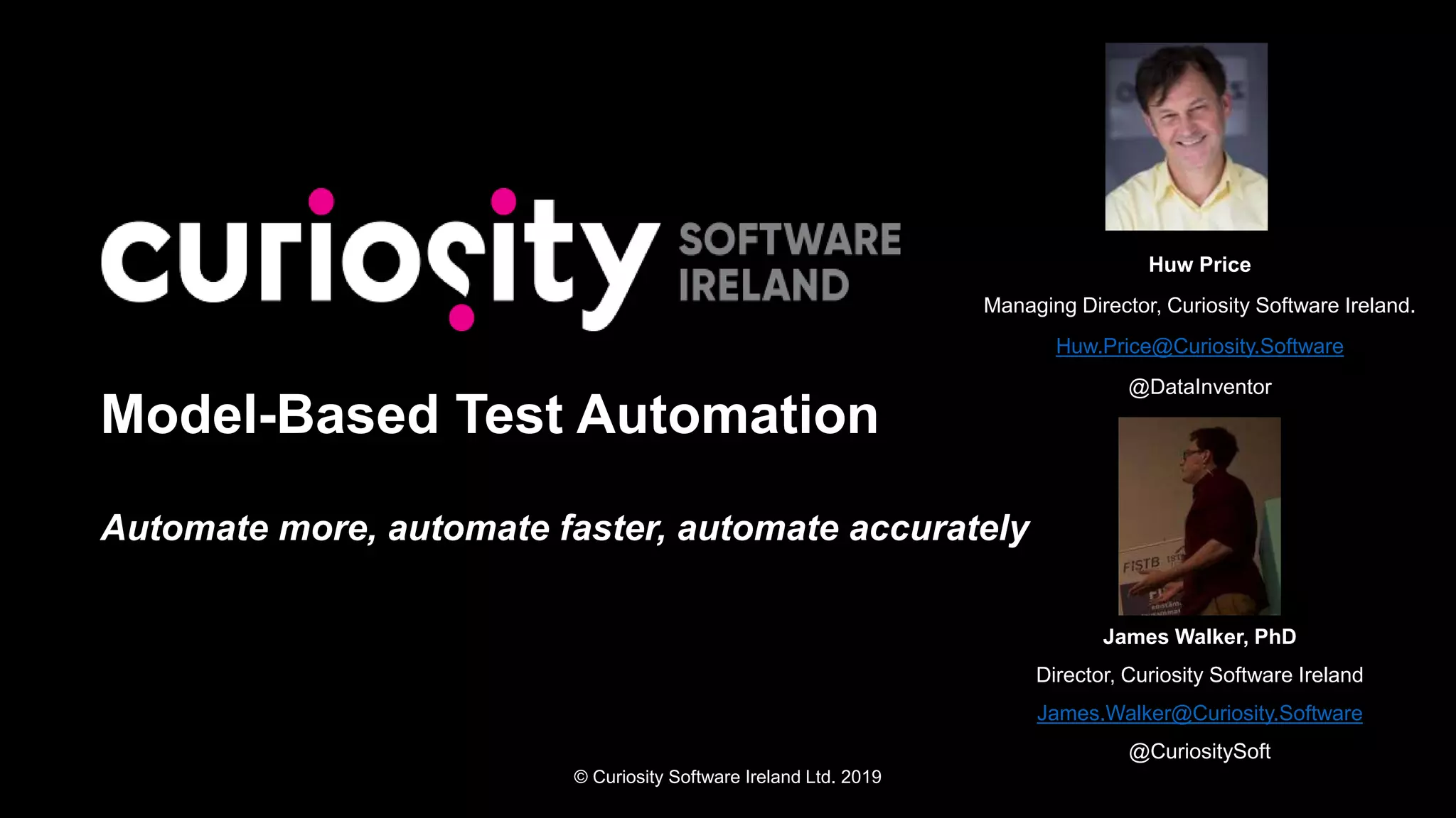 Model Based Test Automation Automate More Automate Faster Automate 7956