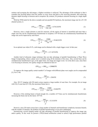 A new architecture for fast ultrasound imaging | PDF