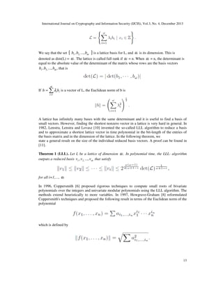 A NEW ATTACK ON RSA WITH A COMPOSED DECRYPTION EXPONENT | PDF