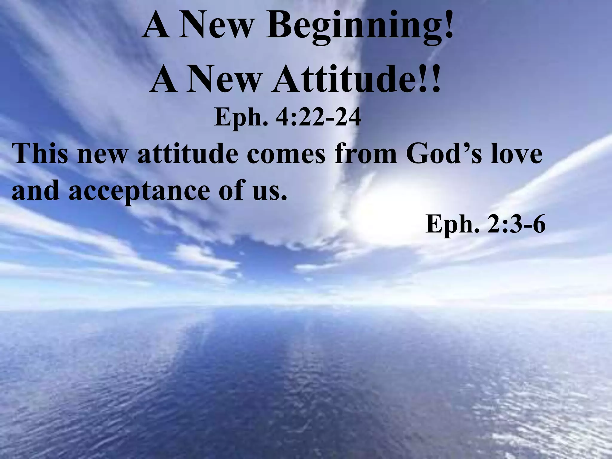 A new beginning part 2 | PPTX