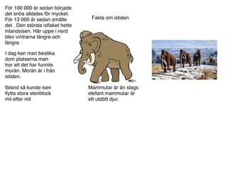 Istidsboken | PPT