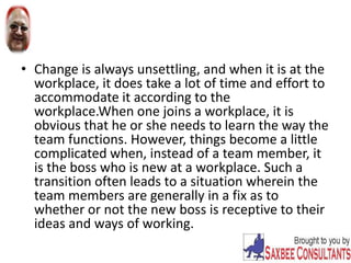 A new boss at work | PPT