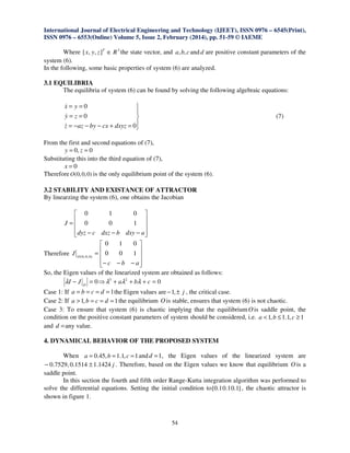 A new chaotic attractor generated from a 3 d autonomous system with one equilibrium and its ...