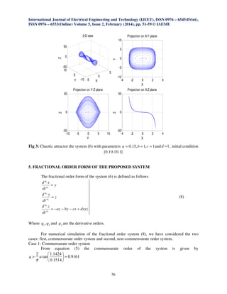 A new chaotic attractor generated from a 3 d autonomous system with one equilibrium and its ...