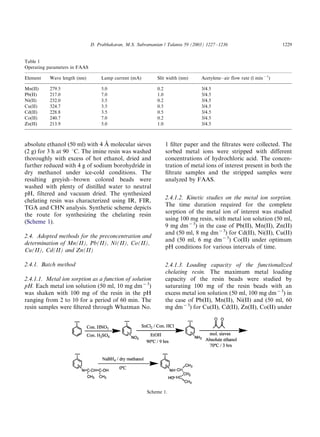 A new chelating sorbent for metal ion extraction under high | PDF