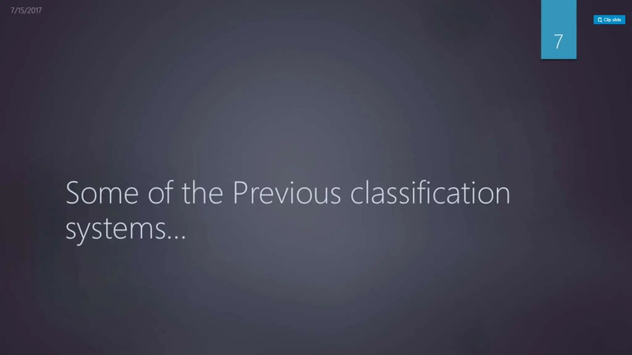 A new classification system for all ceramic and ceramic like ...