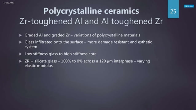 A new classification system for all ceramic and ceramic like ...