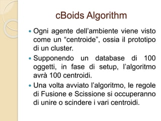 A new clustering boids algorithm | PPTX