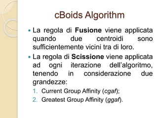 A new clustering boids algorithm | PPTX