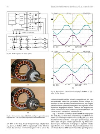 A new cost effective sensorless commutation | PDF