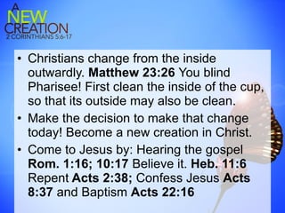 A New Creation | PPT