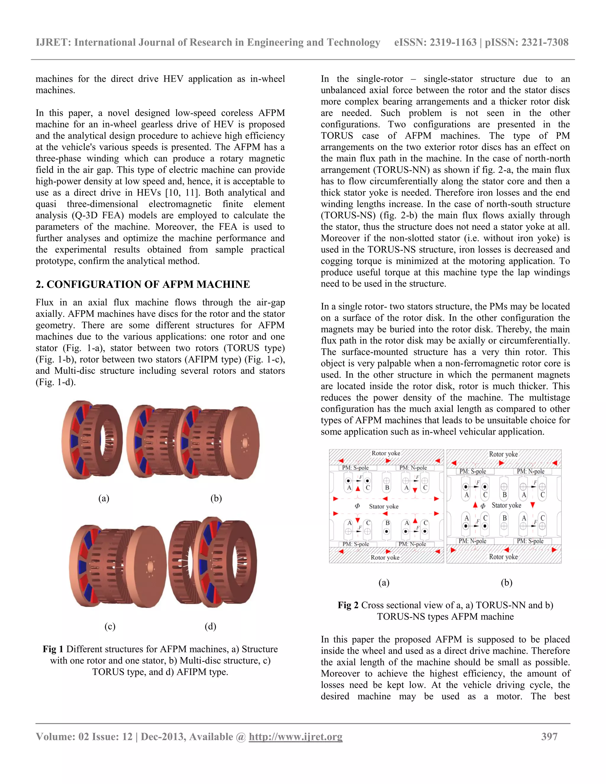 A new design method for low speed torus type afpm machine for hev ...