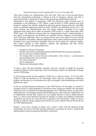 A new design reuse approach for voip implementation into fpsocs and asics | PDF