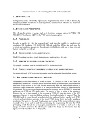A new design reuse approach for voip implementation into fpsocs and ...