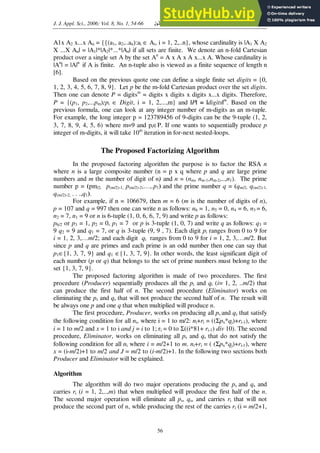 A New Deterministic RSA-Factoring Algorithm | PDF