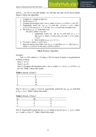A New Deterministic RSA-Factoring Algorithm | PDF