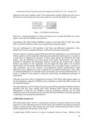 A new dna based approach of generating key dependent shift rows ...