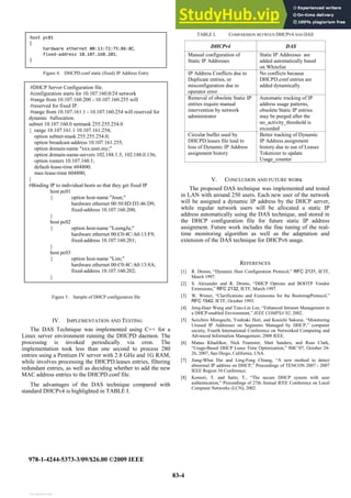 A New Dynamic-Auto-Static Technique For DHCPv4 IP Address Allocation | PDF | Computer Networking ...
