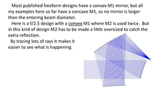 More of a new family of freeform mirror telescopes | PPTX