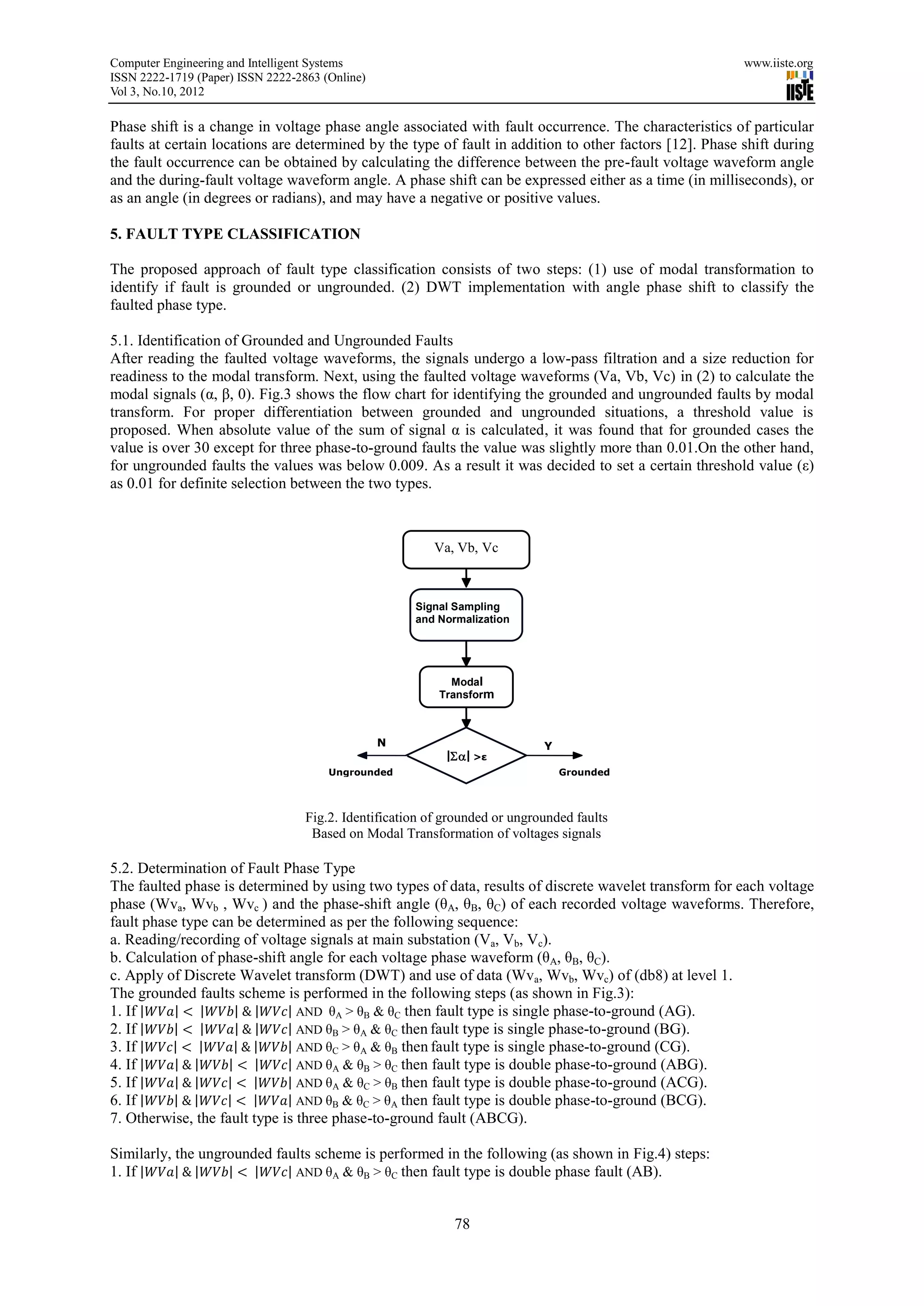 A new faulted phase identification technique for overhead distribution system | PDF