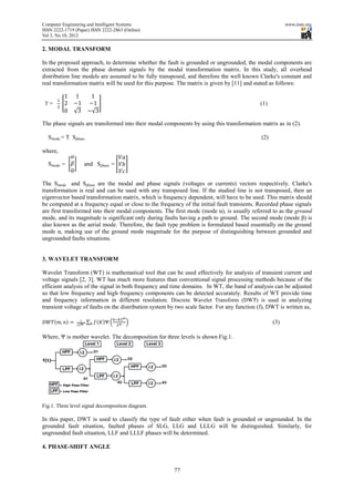 A new faulted phase identification technique for overhead distribution system | PDF