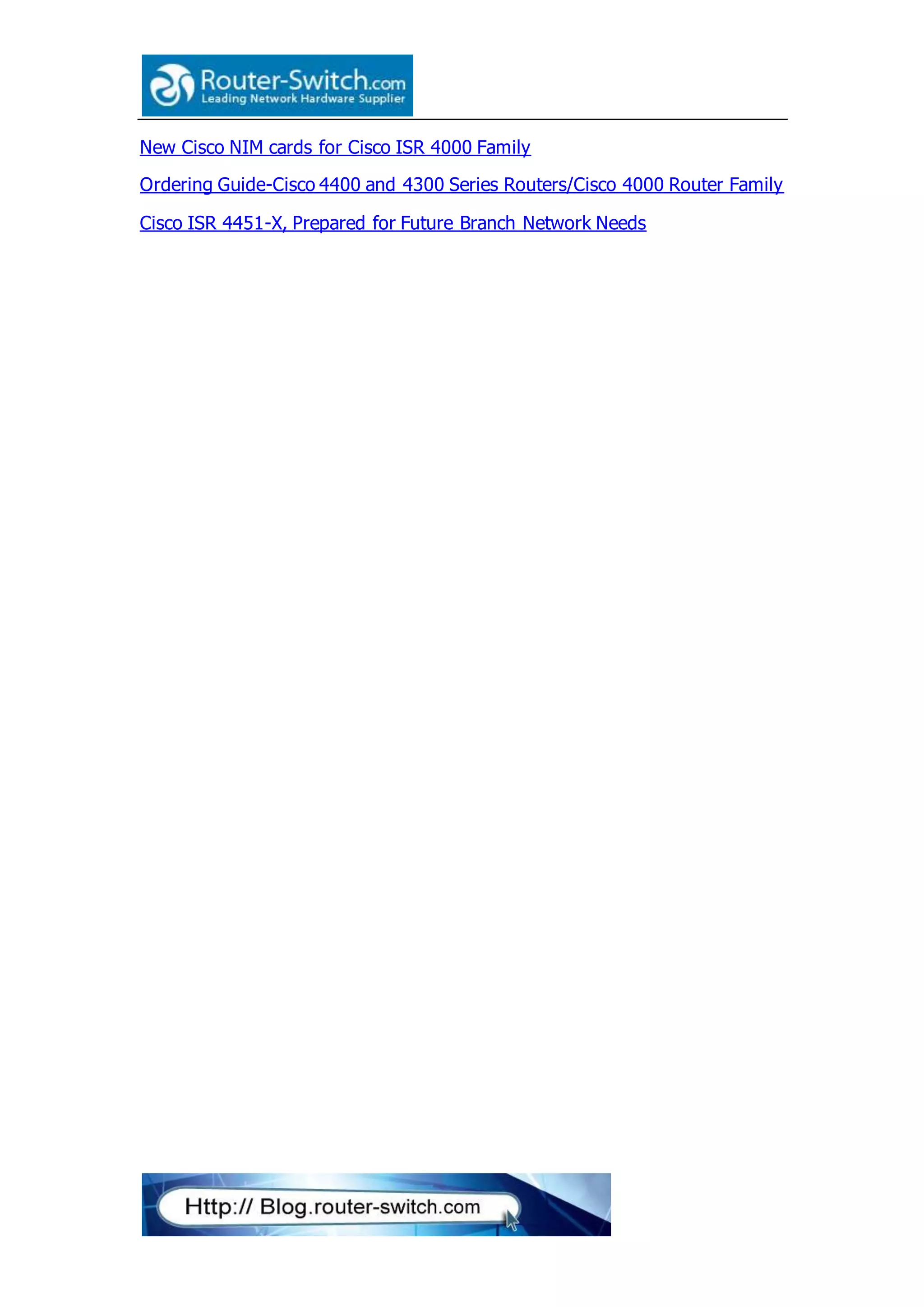 A new featured product cisco ie4010 series switches | DOCX