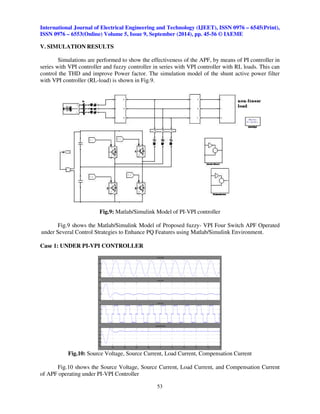 A new fuzzy based control strategy for three phase shunt active power filters | PDF