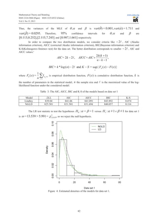 A new generalized lindley distribution | PDF | Physics | Science