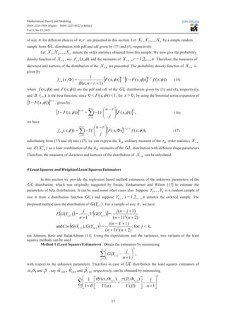 A new generalized lindley distribution | PDF | Physics | Science