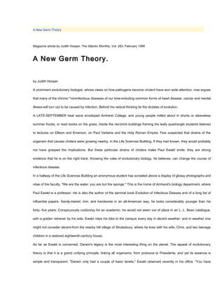 A new germ theory | DOC