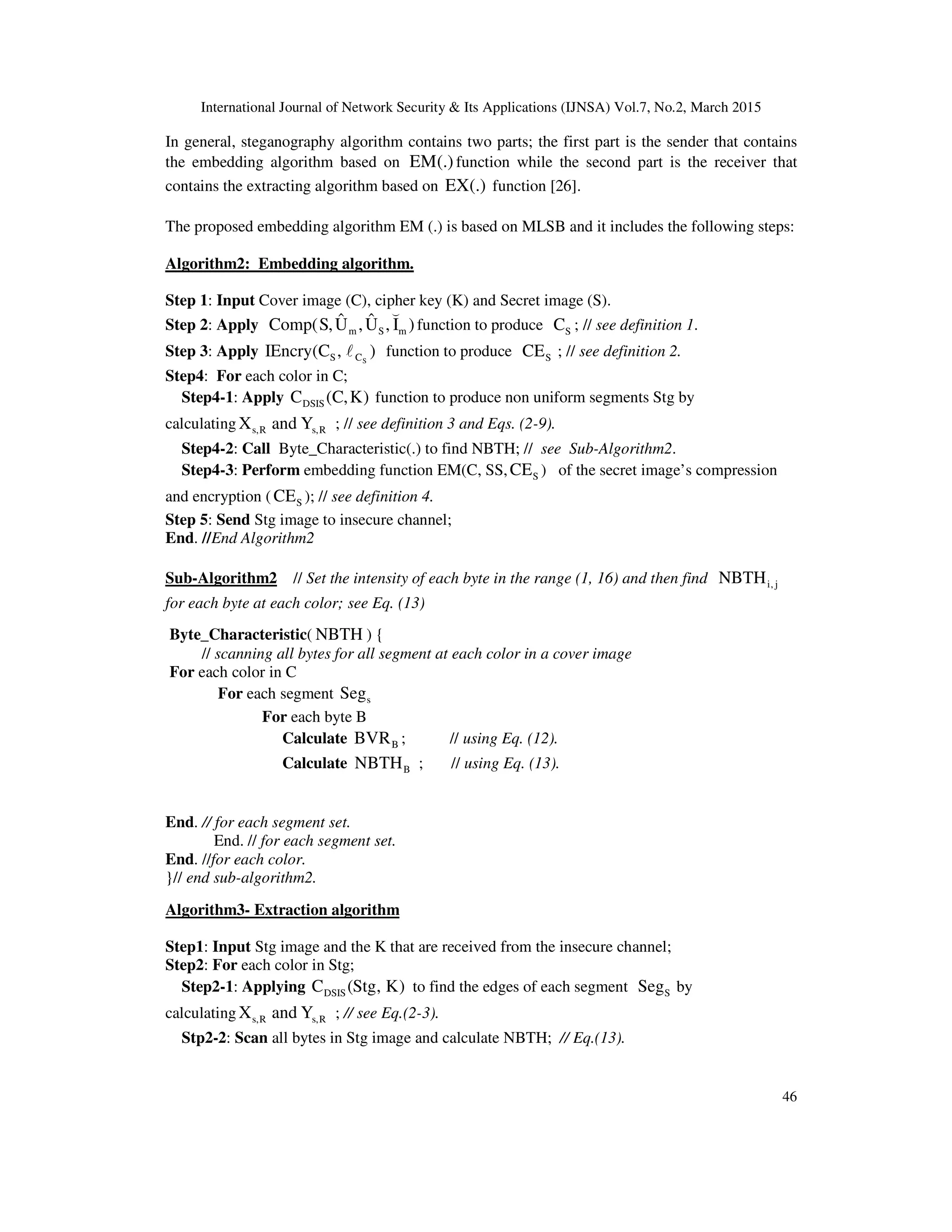 A new image steganography algorithm based | PDF