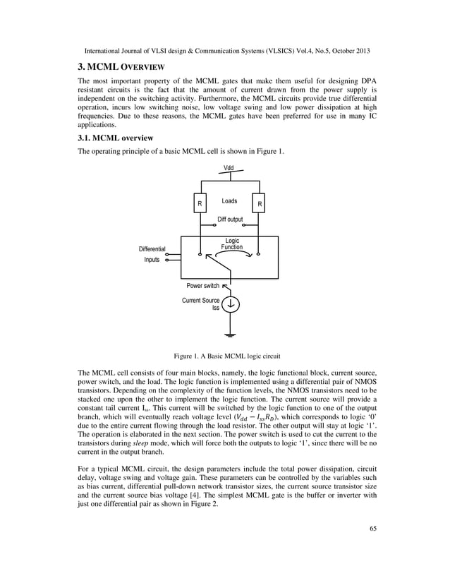 A new improved mcml logic for dpa resistant circuits | PDF | Physics | Science