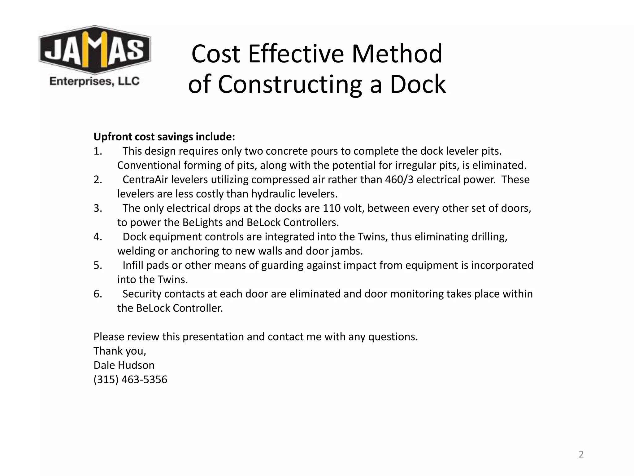 A New Loading Dock Design | PPTX