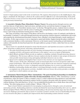 A New Look Research-Based Keyboarding Instruction | PDF