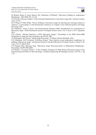 A new method of gridding for spot detection in microarray images | PDF