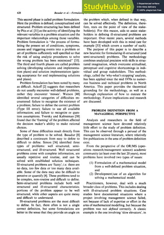 A New Methodology For Formulating Ill-Structured Problems | PDF | Science