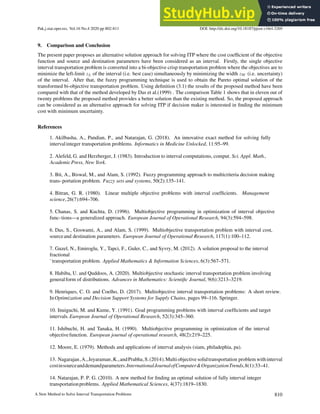 A New Method To Solve Interval Transportation Problems | PDF