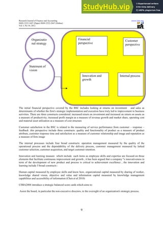 A New Model For Balanced Score Cards (BSC) | PDF