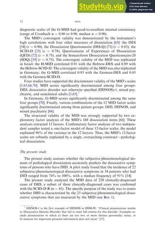 A New Model Of Dissociative Identity Disorder | PDF | Mental Health ...