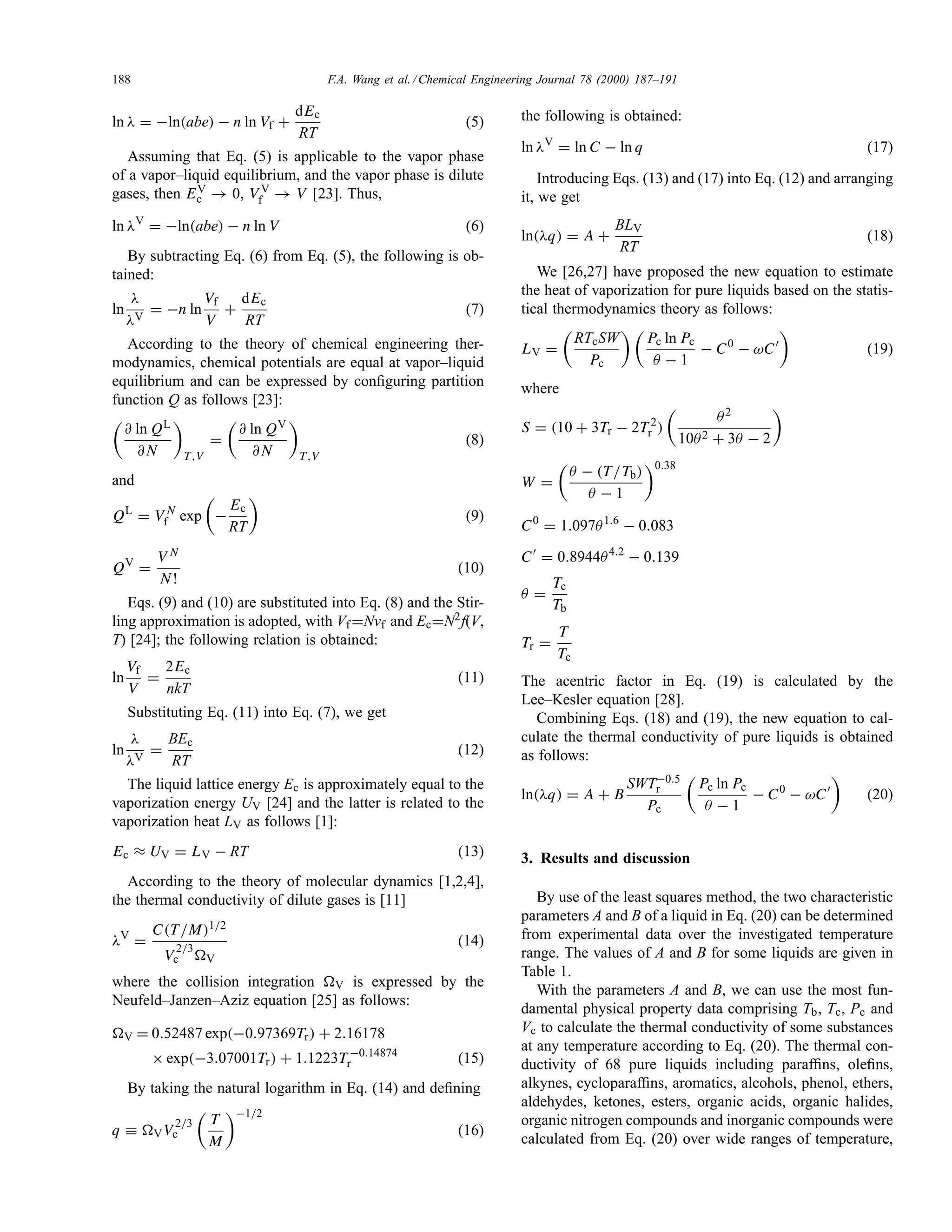 A New Model Of Thermal Conductivity For Liquids Pdf