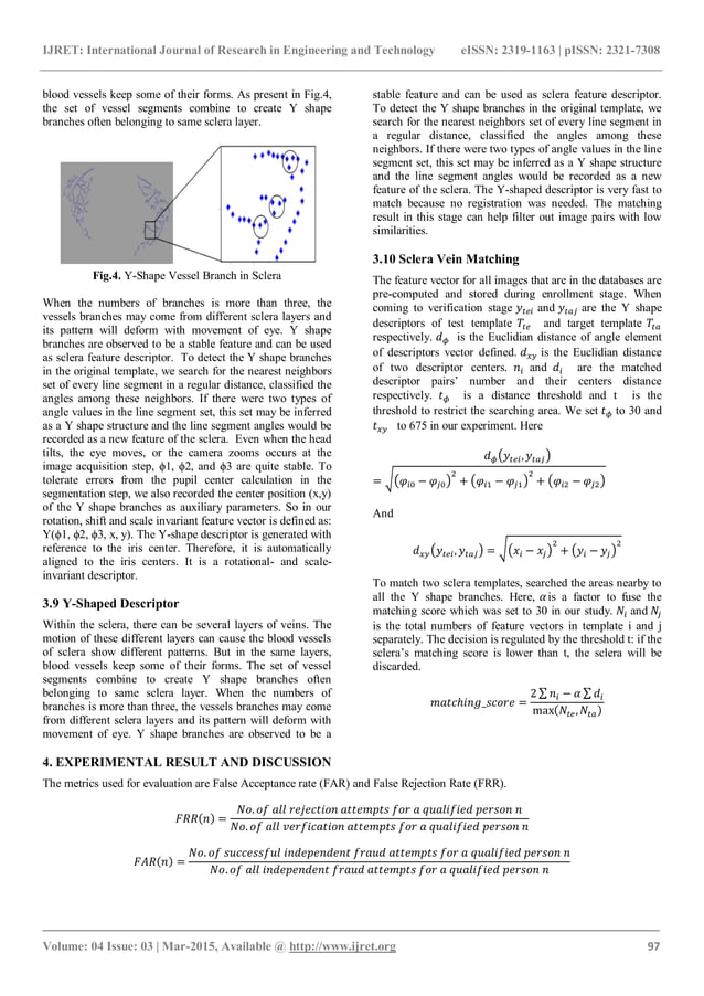 A new multimodel approach for human authentication sclera vein and finger vein recognition | PDF