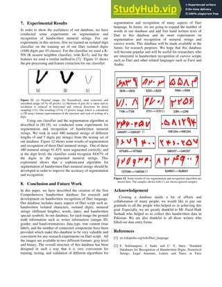 A New Multipurpose Comprehensive Database For Handwritten Dari Recognition | PDF