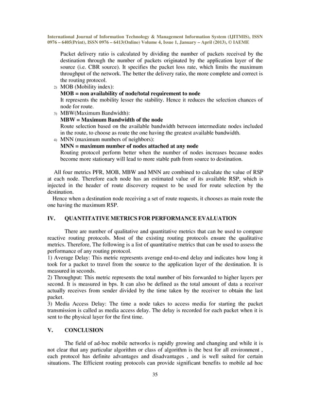 A New Parameter Proposed For Route Selection In Routing Protocol Pdf