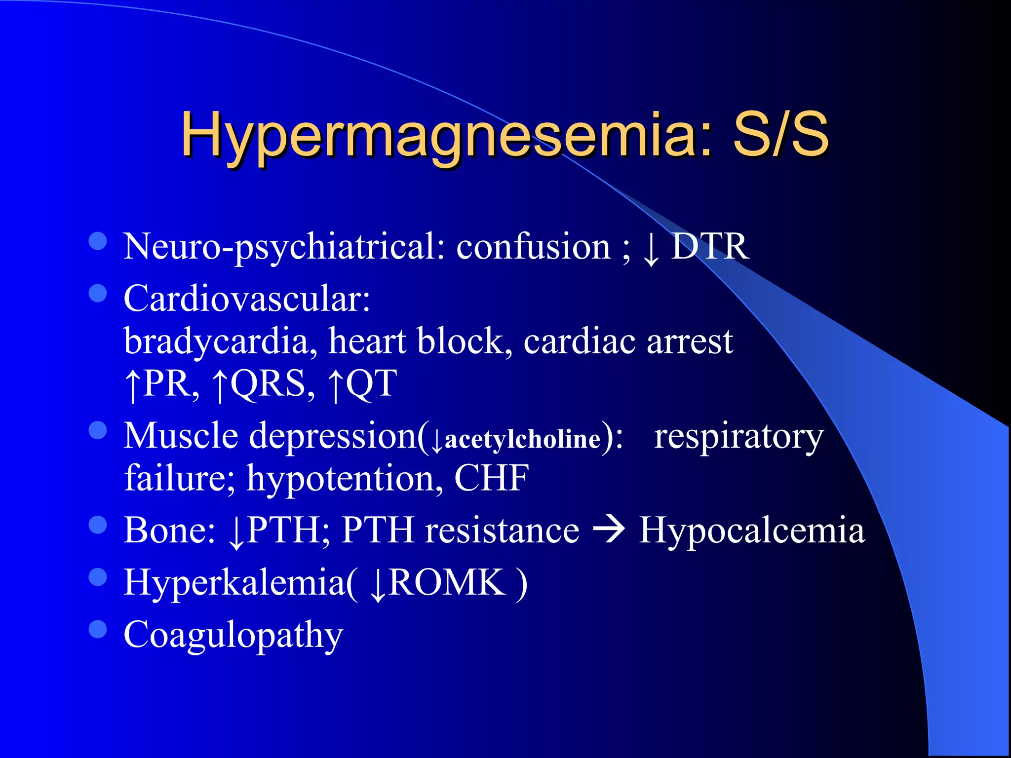 A new perspective on hypermagnesemia | PPT