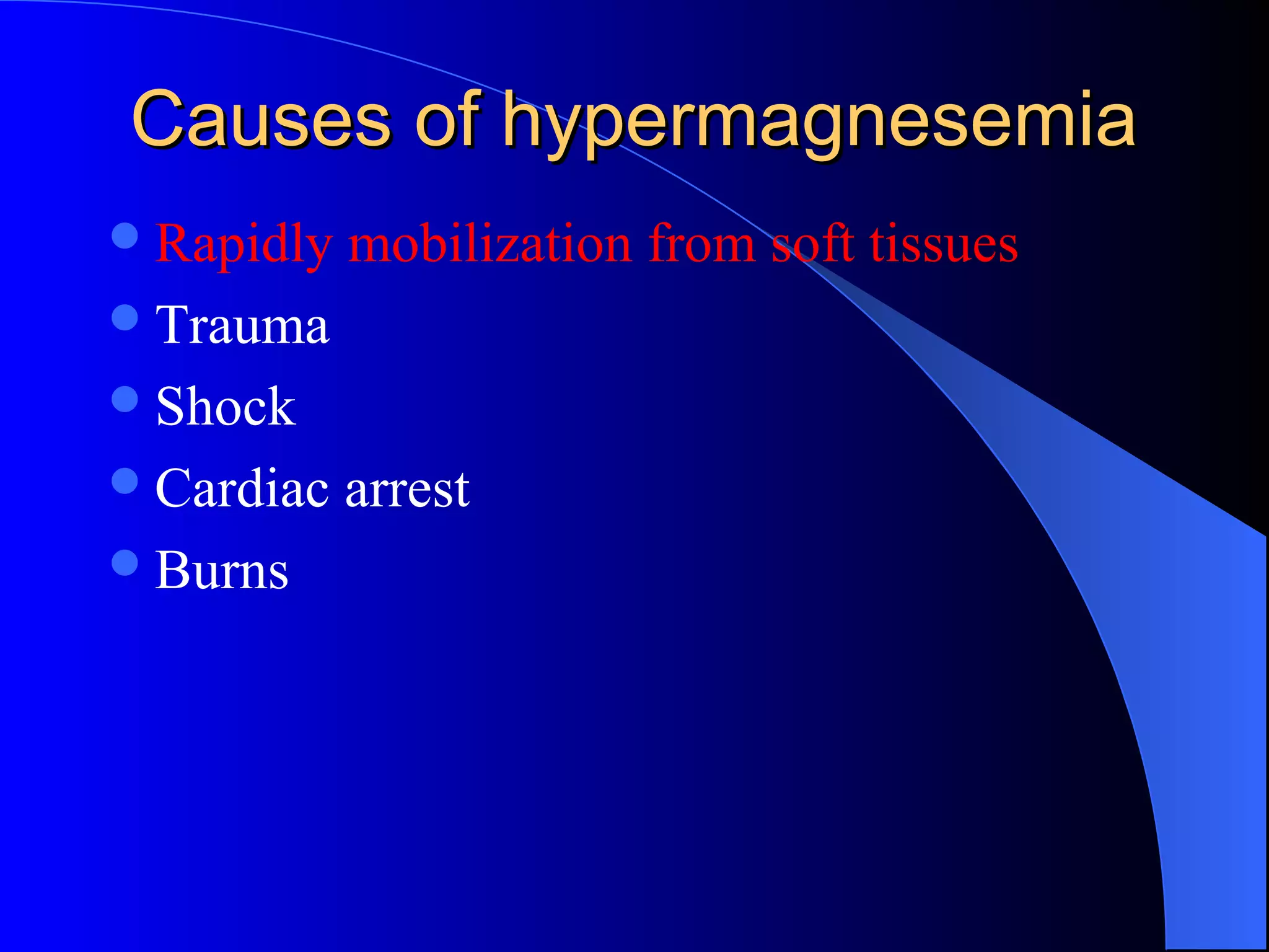 A new perspective on hypermagnesemia | PPT