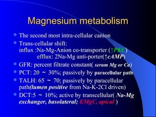 A new perspective on hypermagnesemia | PPT