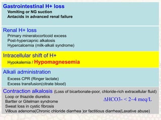 A new perspective on metabolic alkalosis | PPTX