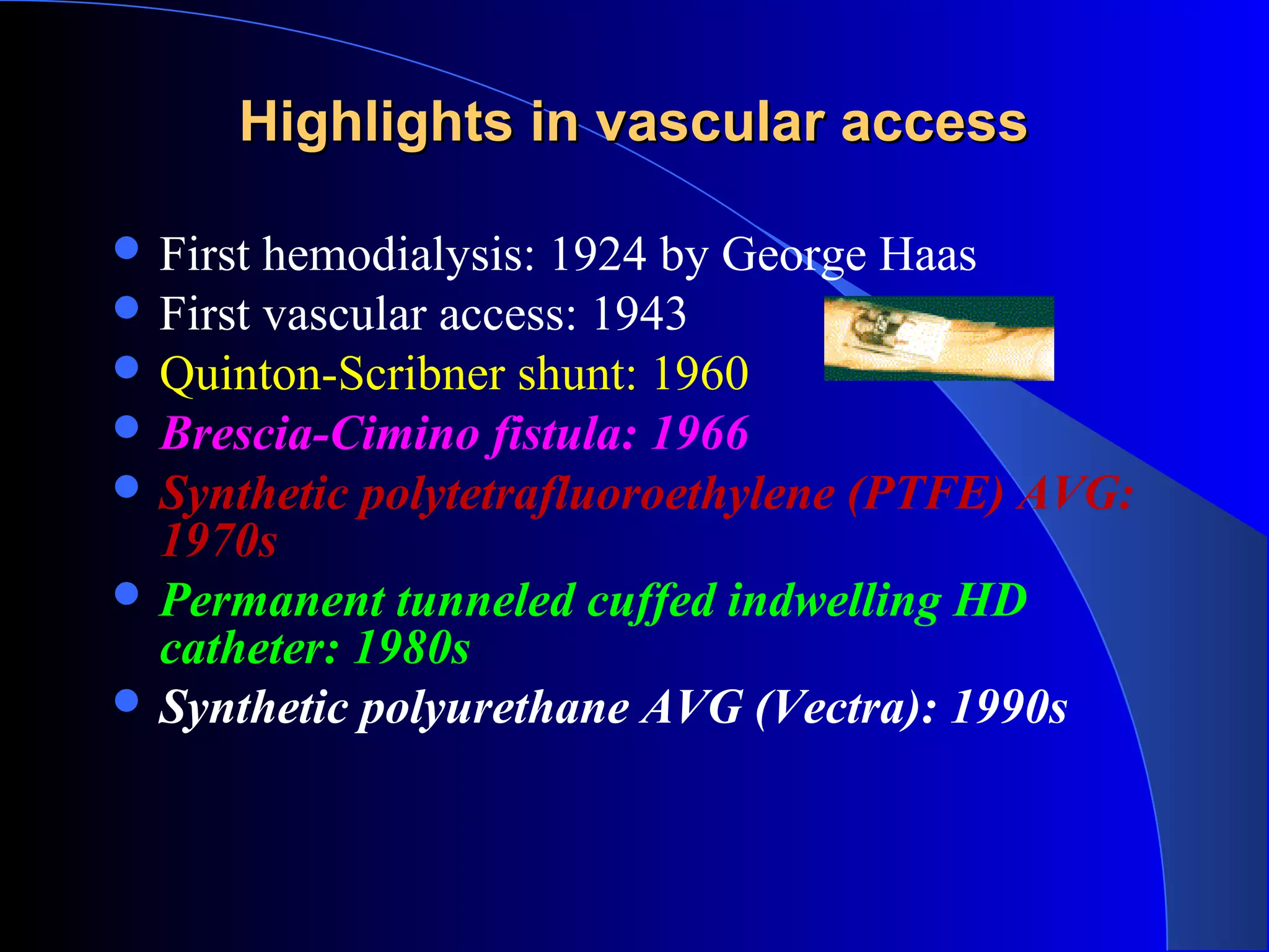 A New Perspective on Vascular Access | PPT