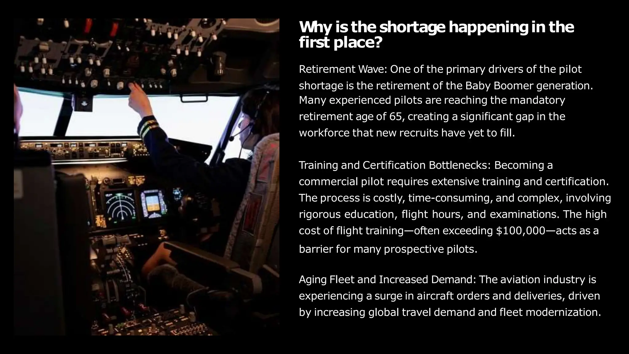 A New Pilot Shortage Forecast for 2024-2042 | PPTX