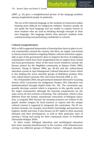 A New Politics Of Language In The Philippines Bilingual Education And ...